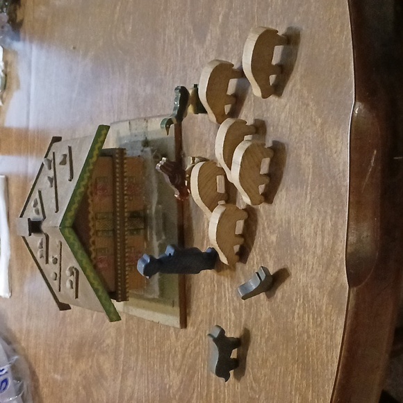 Vintage Wooden | Toys | Toy Vintage House With Animals Inside | Poshmark